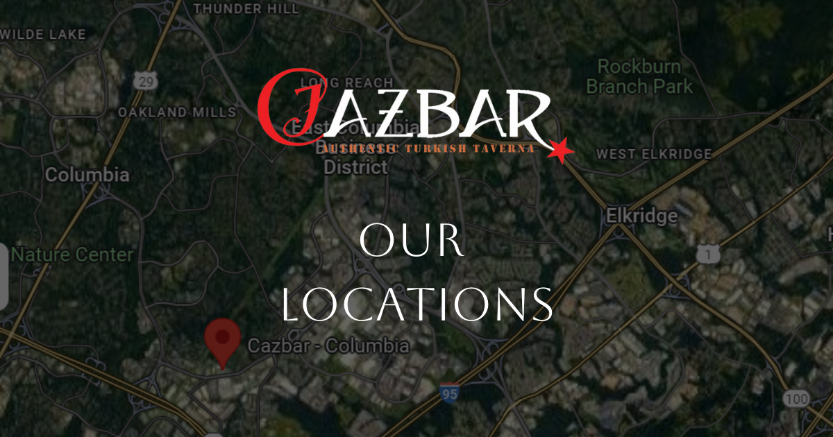 Cazbar Locations: Find Turkish Restaurants Near Me